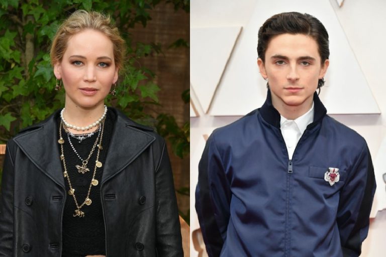 Fotos: ¡Timothée Chalamet y Jennifer Lawrence besándose! | Tú en línea