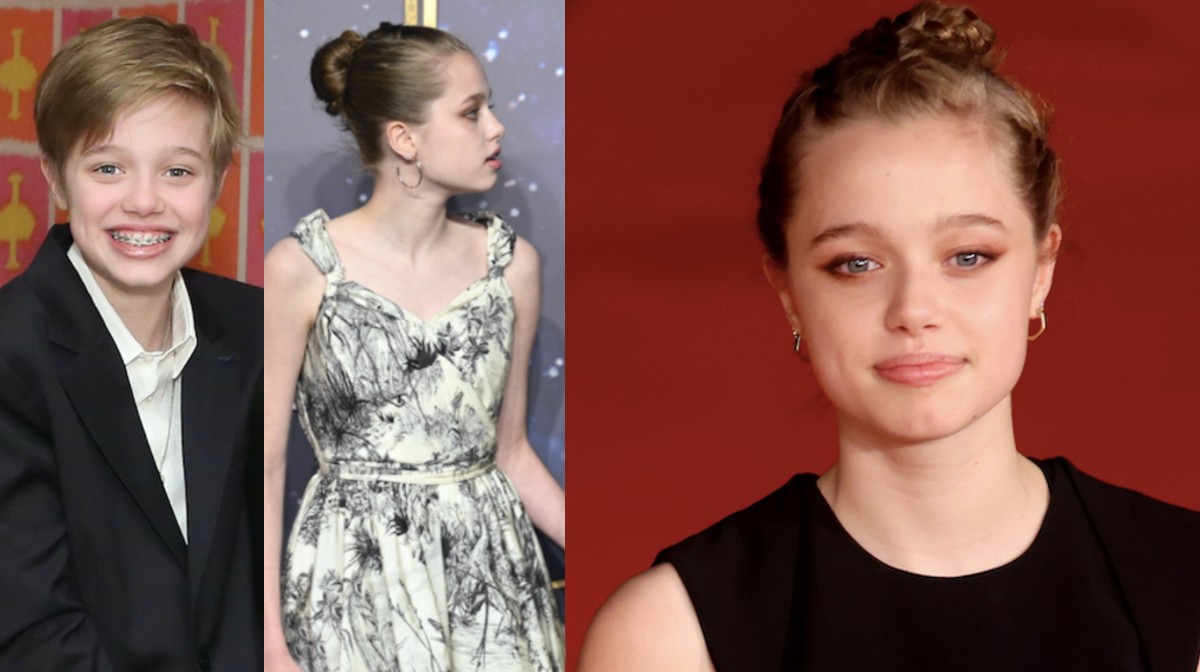 La última aparición de Shiloh Pitt antes de cambiar radicalmente de ...